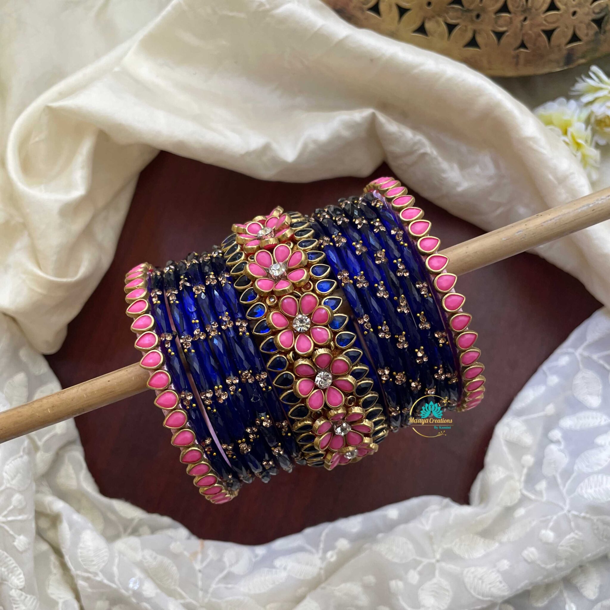 Glass bangles Combo Archives - Maaya Creations