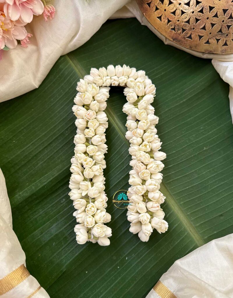 Centre Clip - Real Look like Bloomed mottu Malli clip string (Gajra ...