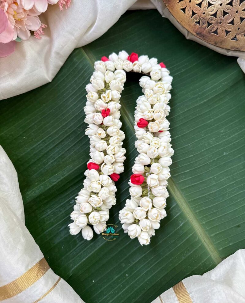 Centre Clip - Blommed mottu malli with Rose centre clip string Jasmine ...